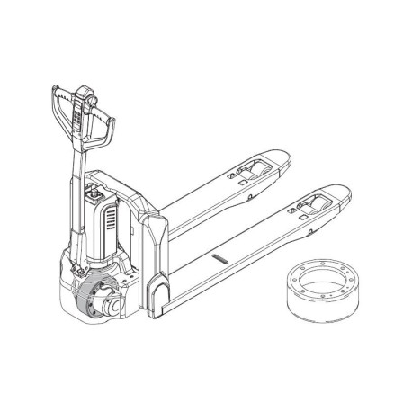 Cost Effective Jungheinrich Self-Service Kit | PTE 1.5: Entry Rollers